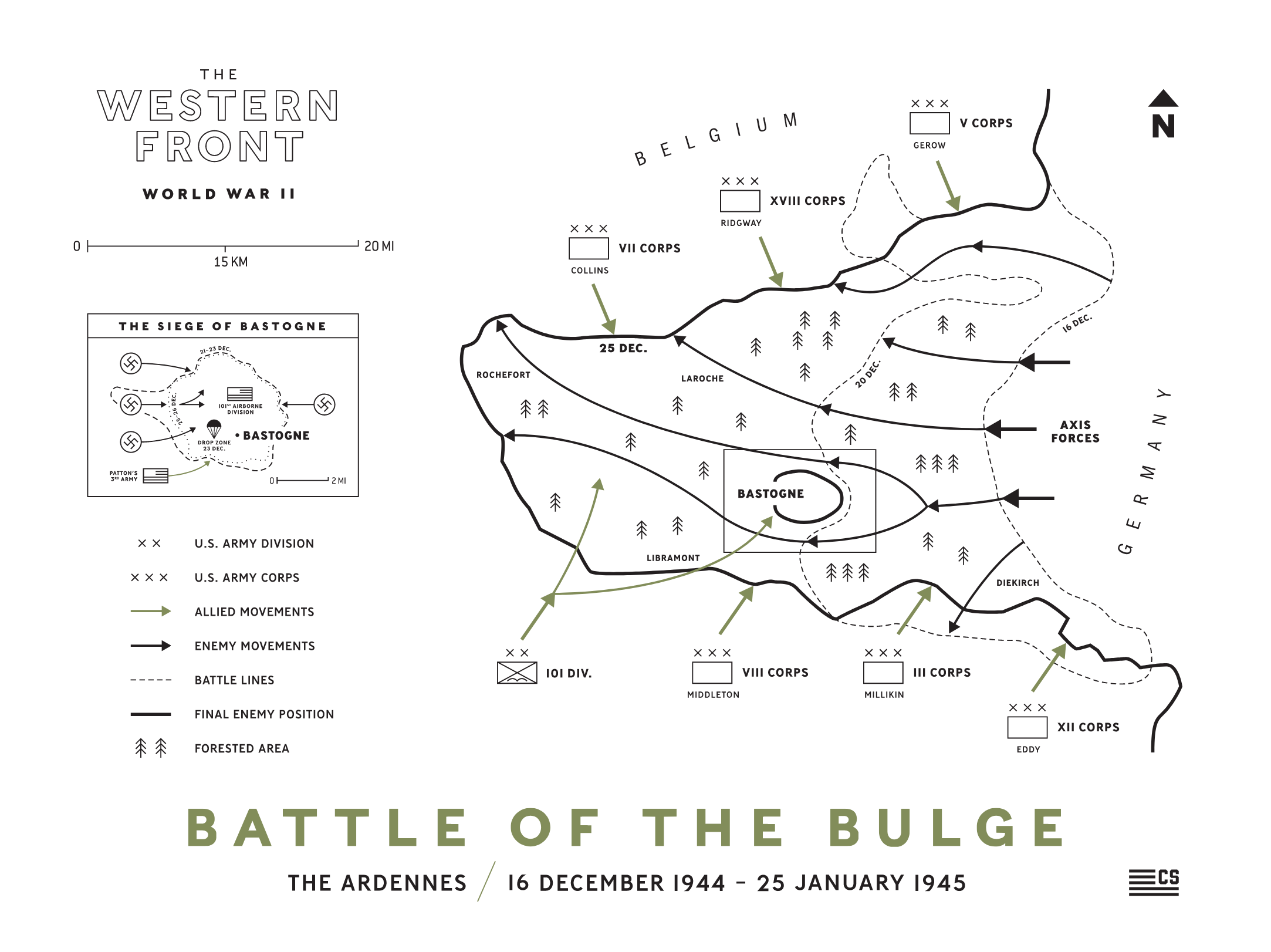 Battle Of The Bulge Wwii Map Battle Of The Bulge – 1st Infantry
