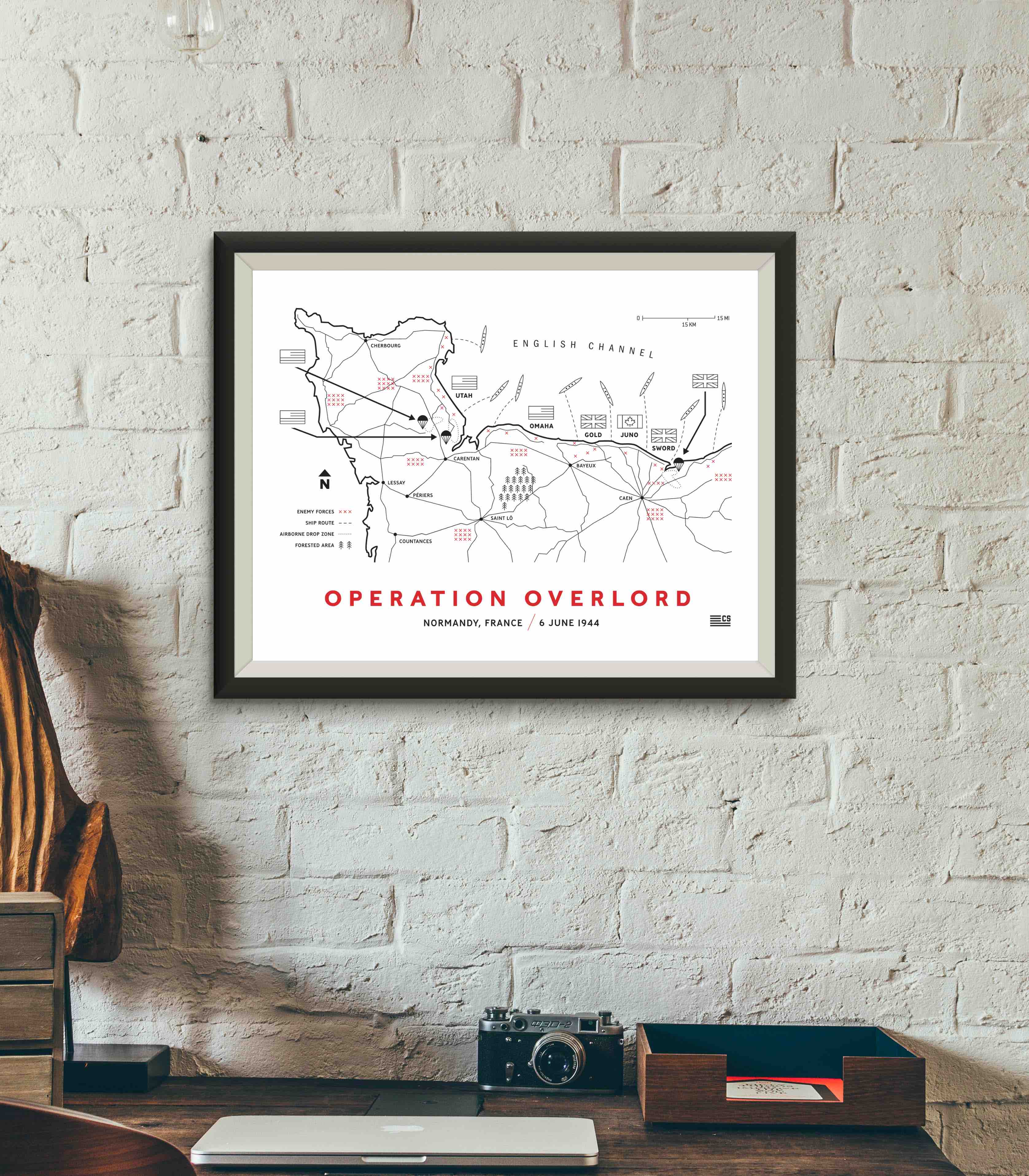 Overlord Landing Map The 6th June 1944, D Day In Maps A London
